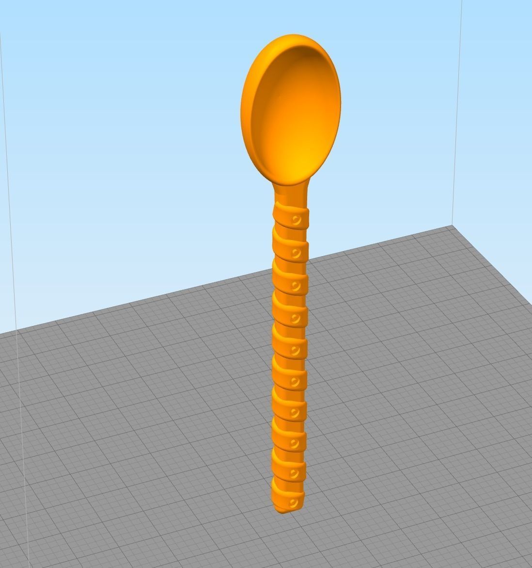 Coffee ladle and nuts 01 3D model 3D printable | CGTrader