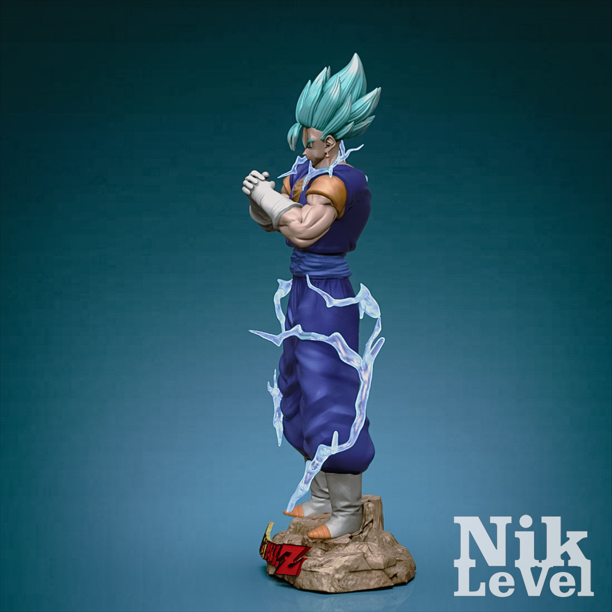 Vegito Super Saiyan Blue Dragon Ball 3D Printable 3D model 3D printable ...