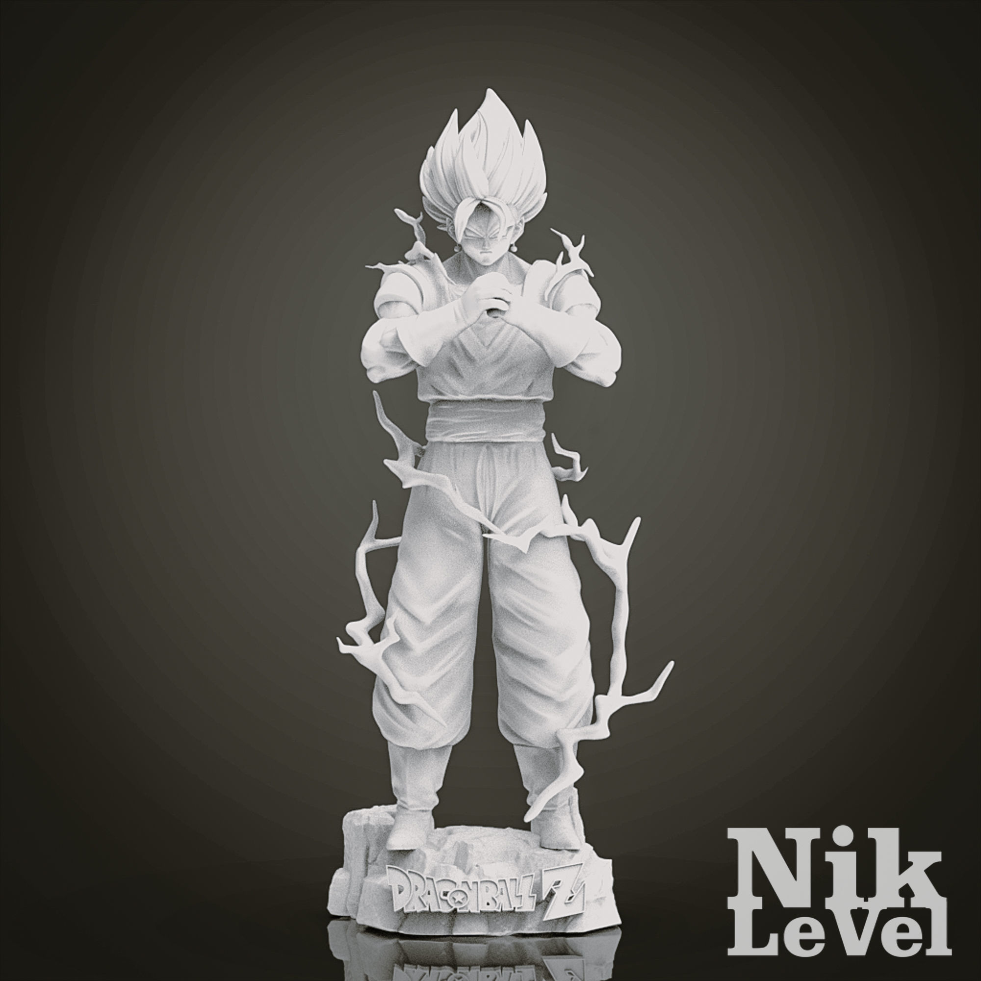Vegito Super Saiyan Blue Dragon Ball 3D Printable 3D model 3D printable ...