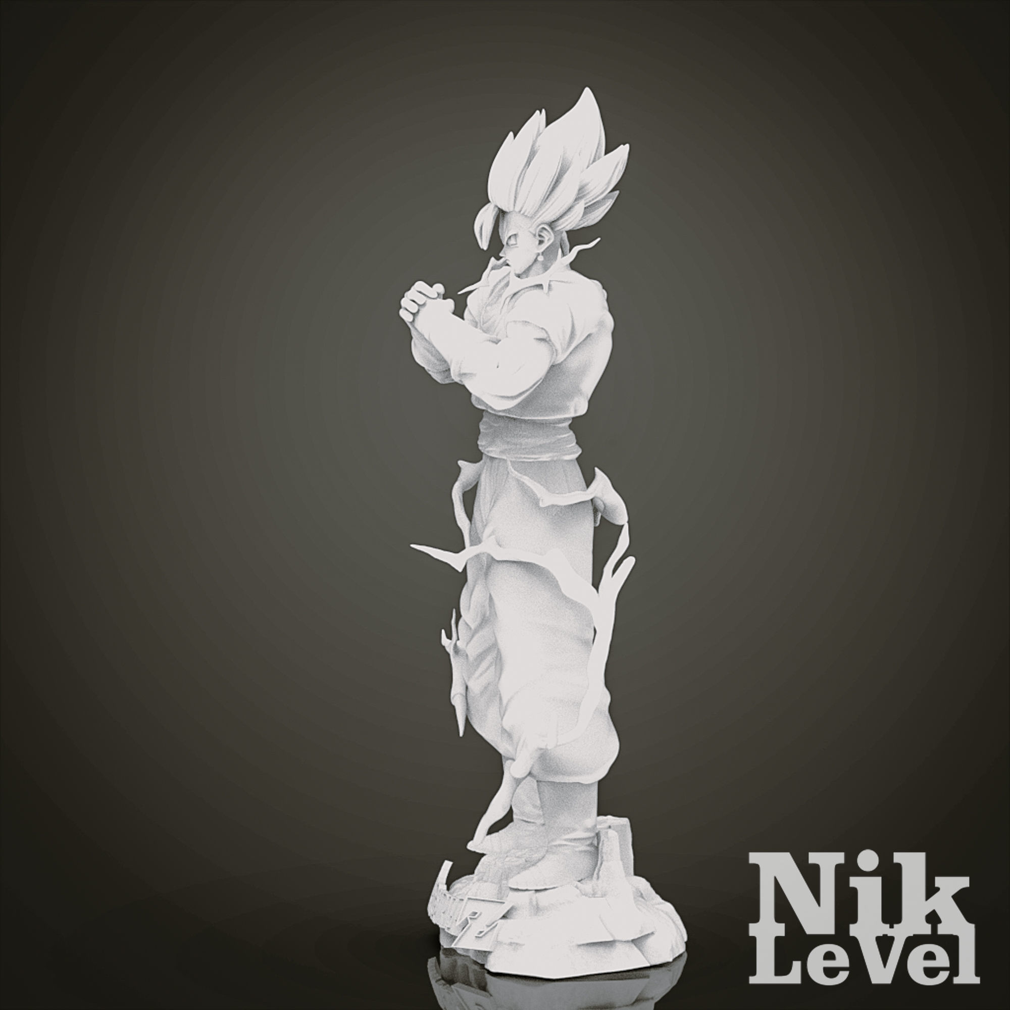Vegito Super Saiyan Blue Dragon Ball 3D Printable 3D model 3D printable ...