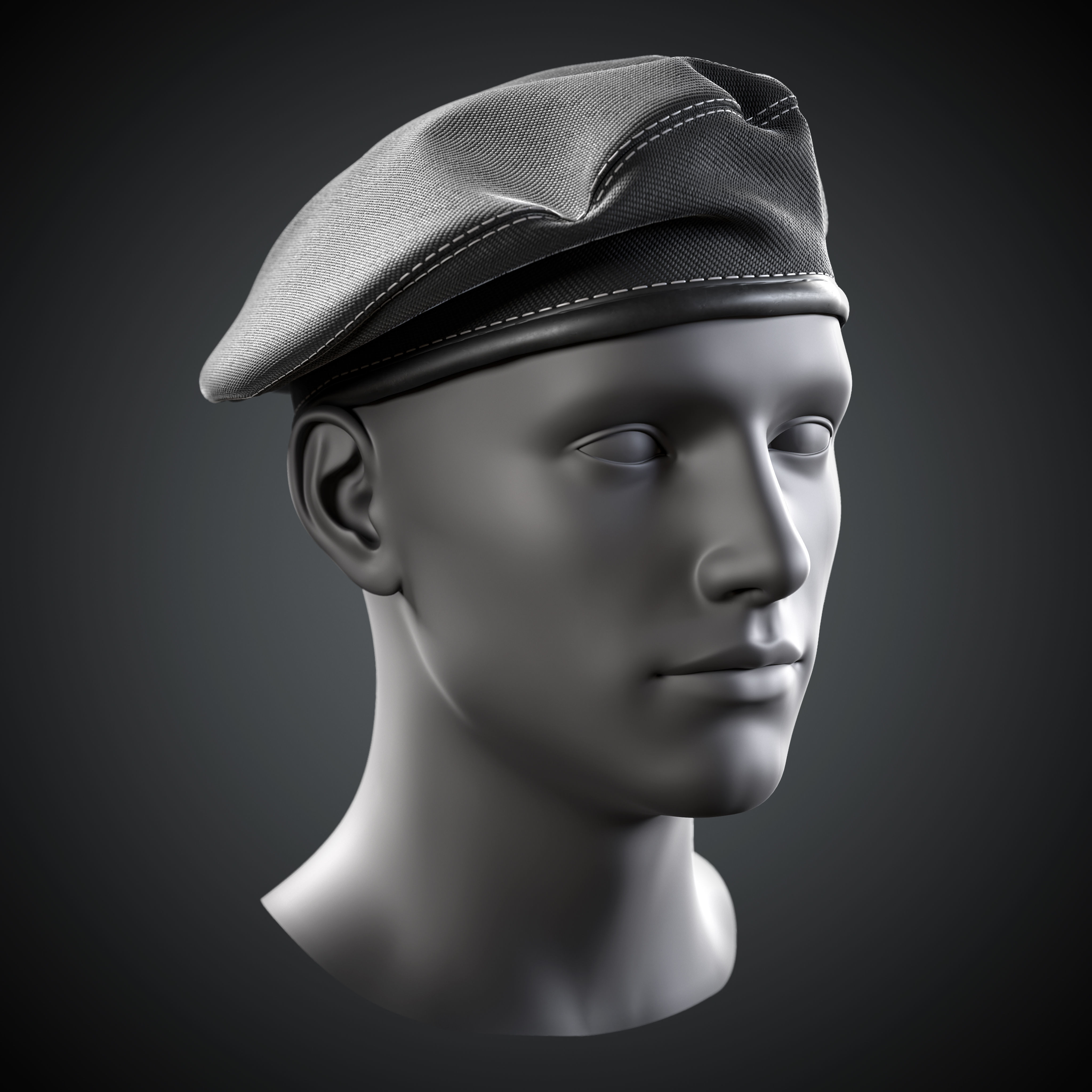 3D model Beret - 3D model VR / AR / low-poly | CGTrader