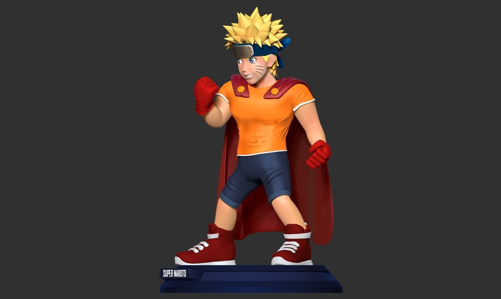 Super Naruto 3D model 3D printable | CGTrader