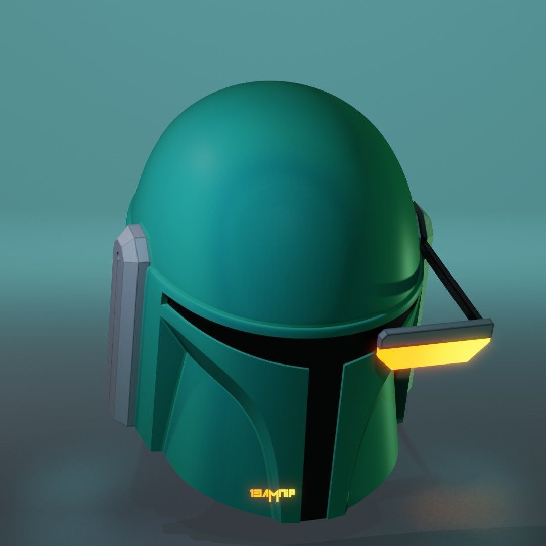 Custom Simple Mandalorian Helmet free 3D model 3D printable | CGTrader