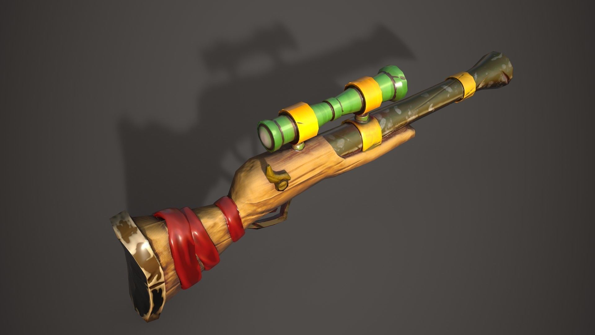 3D model Stylized Rifle Gun VR / AR / low-poly | CGTrader