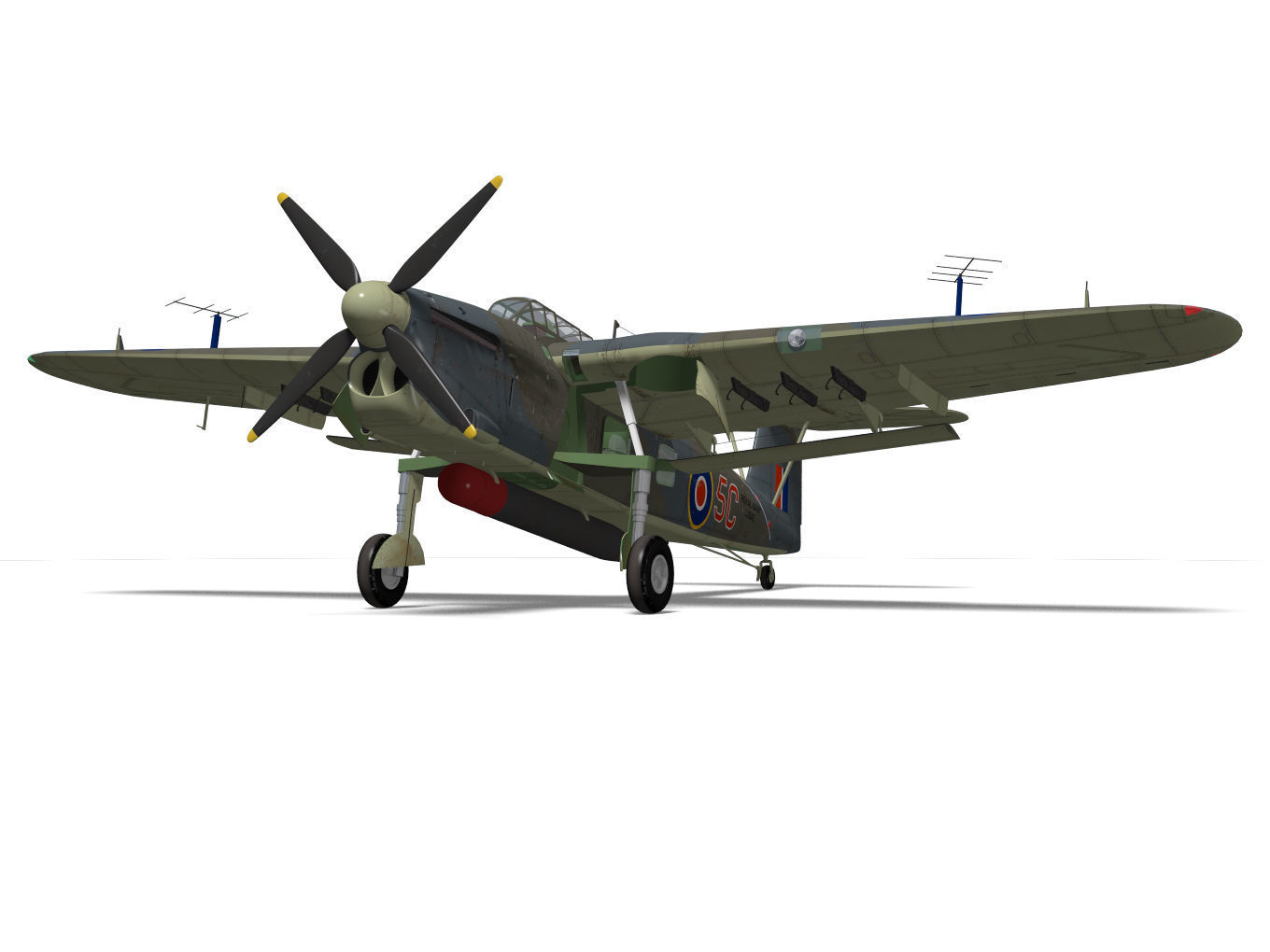Fairey Barracuda Mk2 3D model | CGTrader