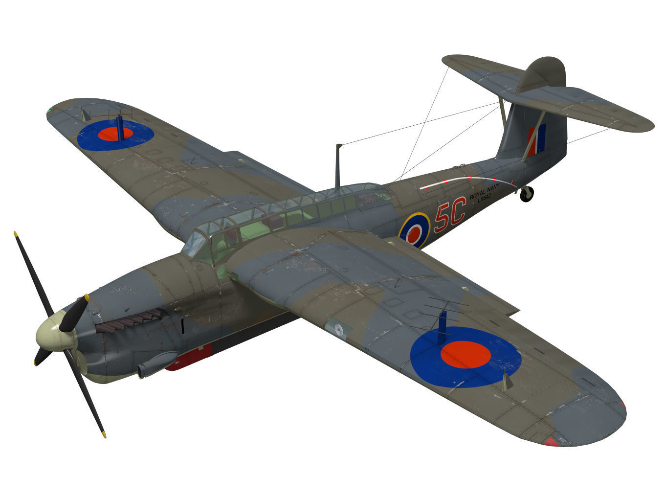 Fairey Barracuda Mk2 3D model | CGTrader