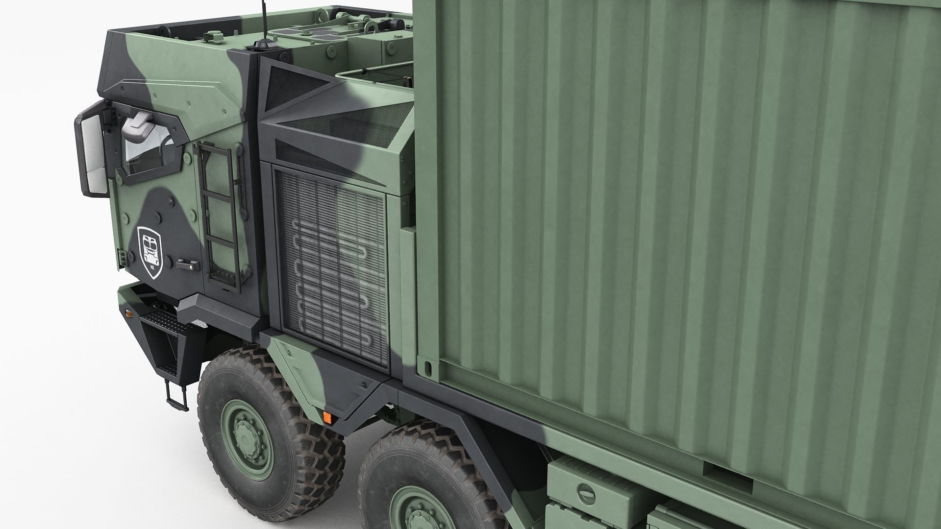 RMMV HX3 Container Truck 3D model | CGTrader