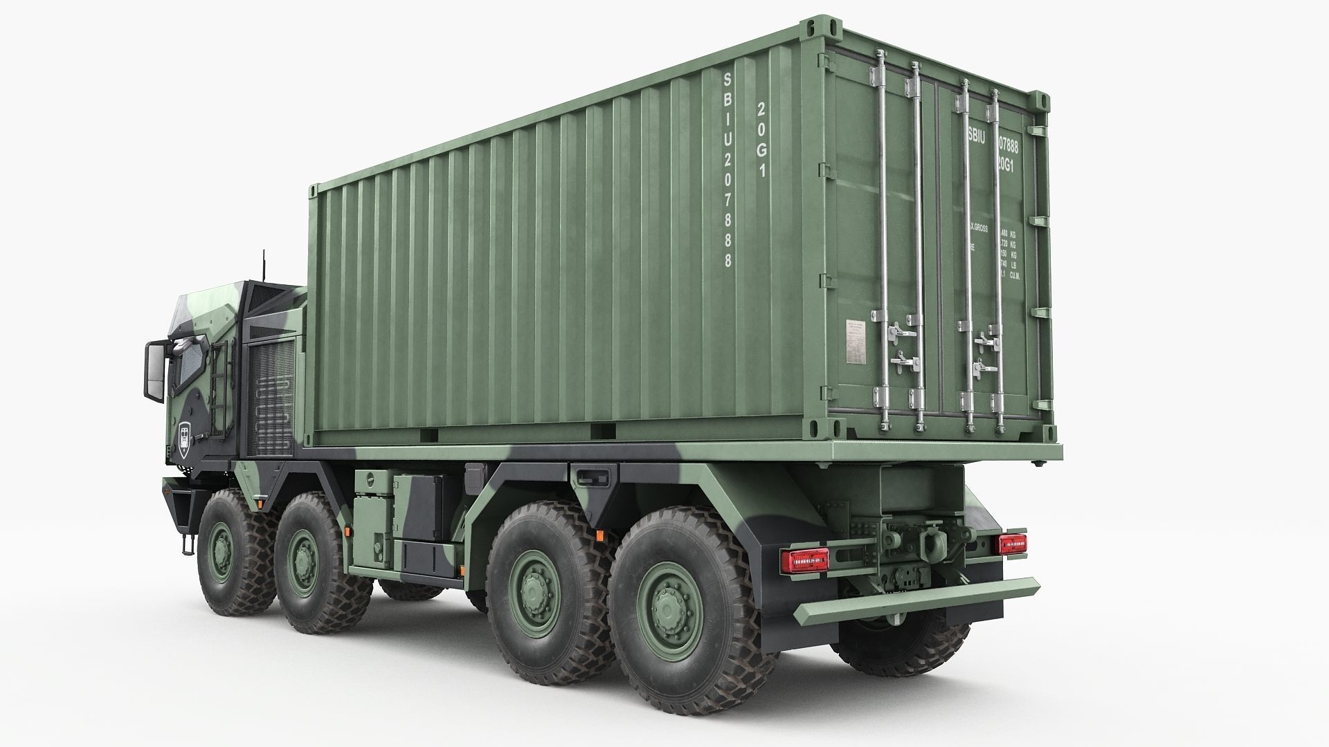 RMMV HX3 Container Truck 3D model | CGTrader