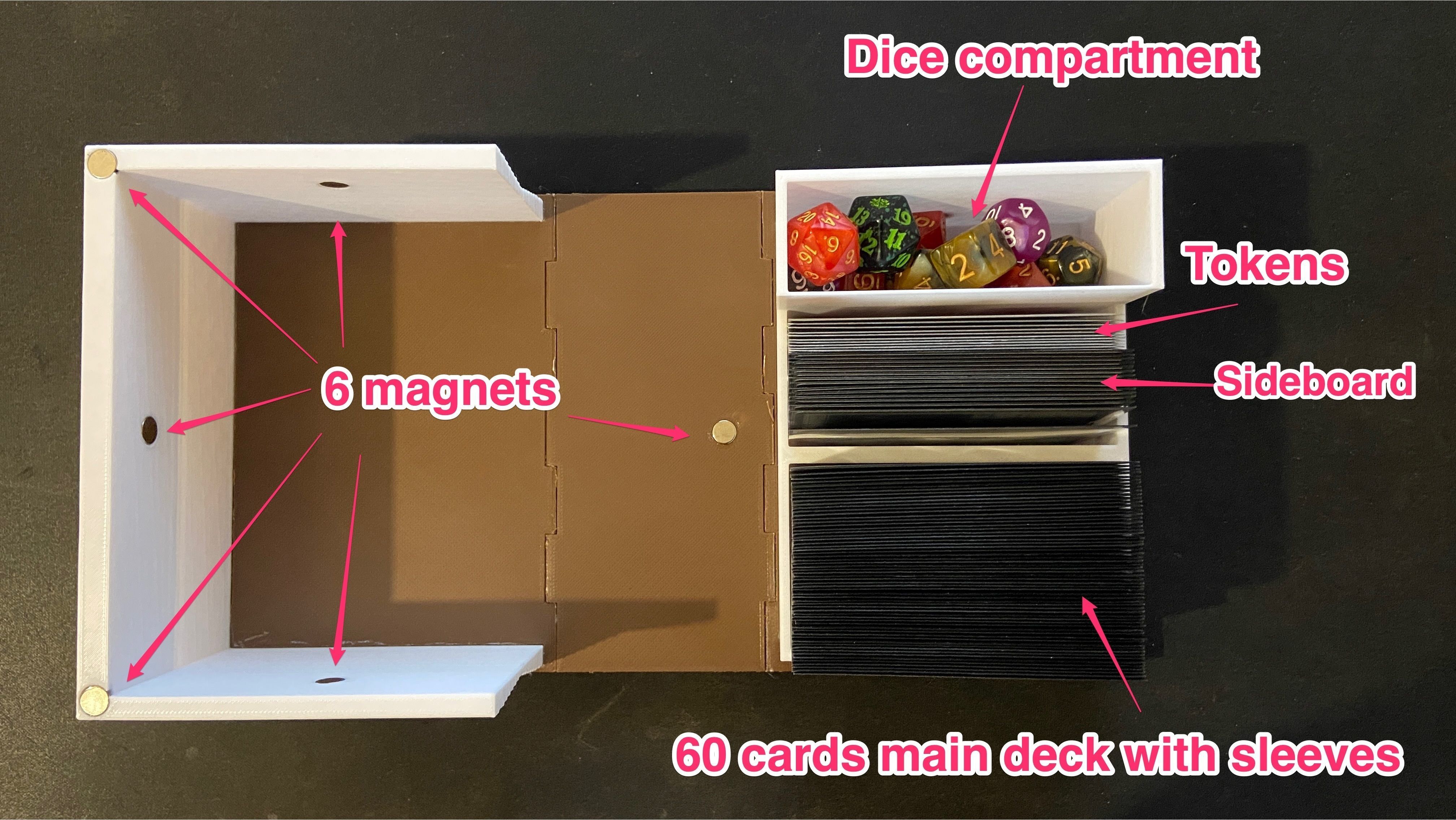 Magic The Gathering Spellbook Deck Box 3D model 3D printable | CGTrader