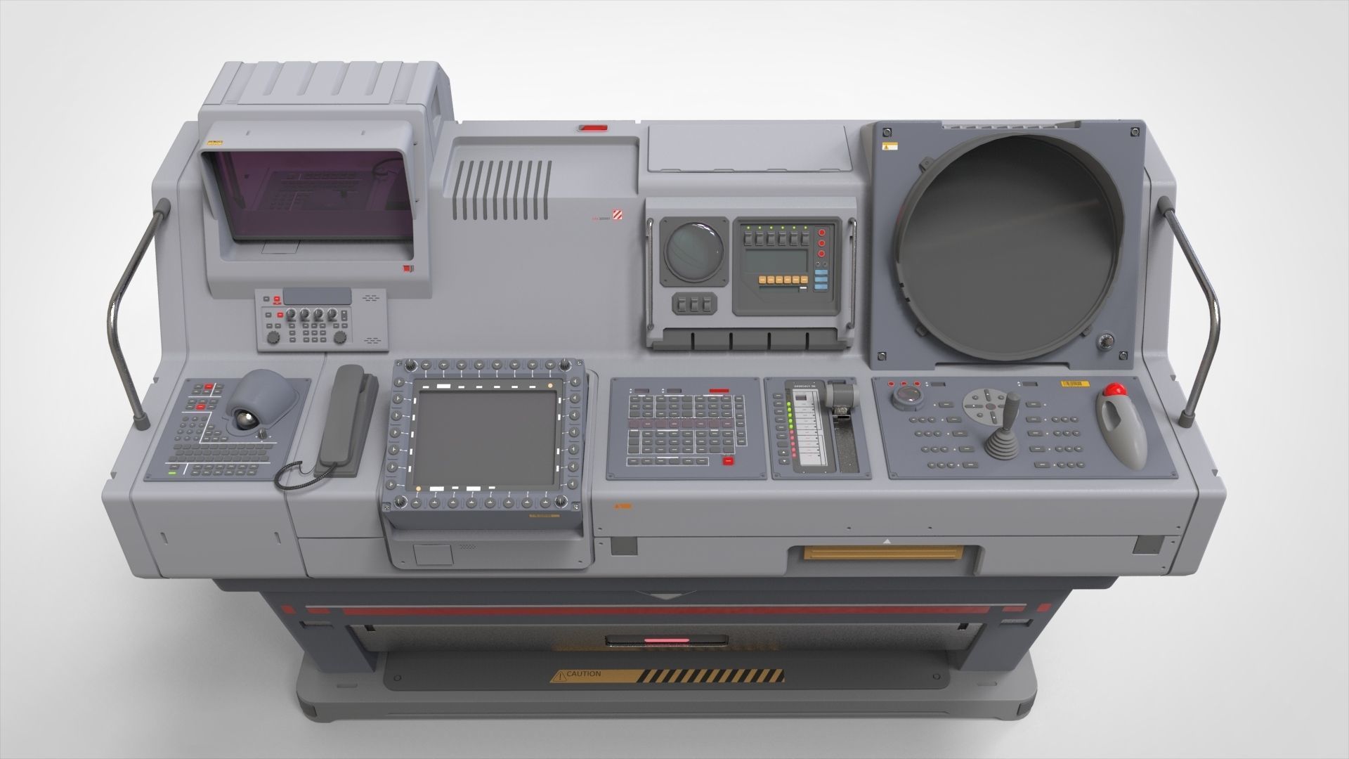 sci fi terminal 3 3D model | CGTrader