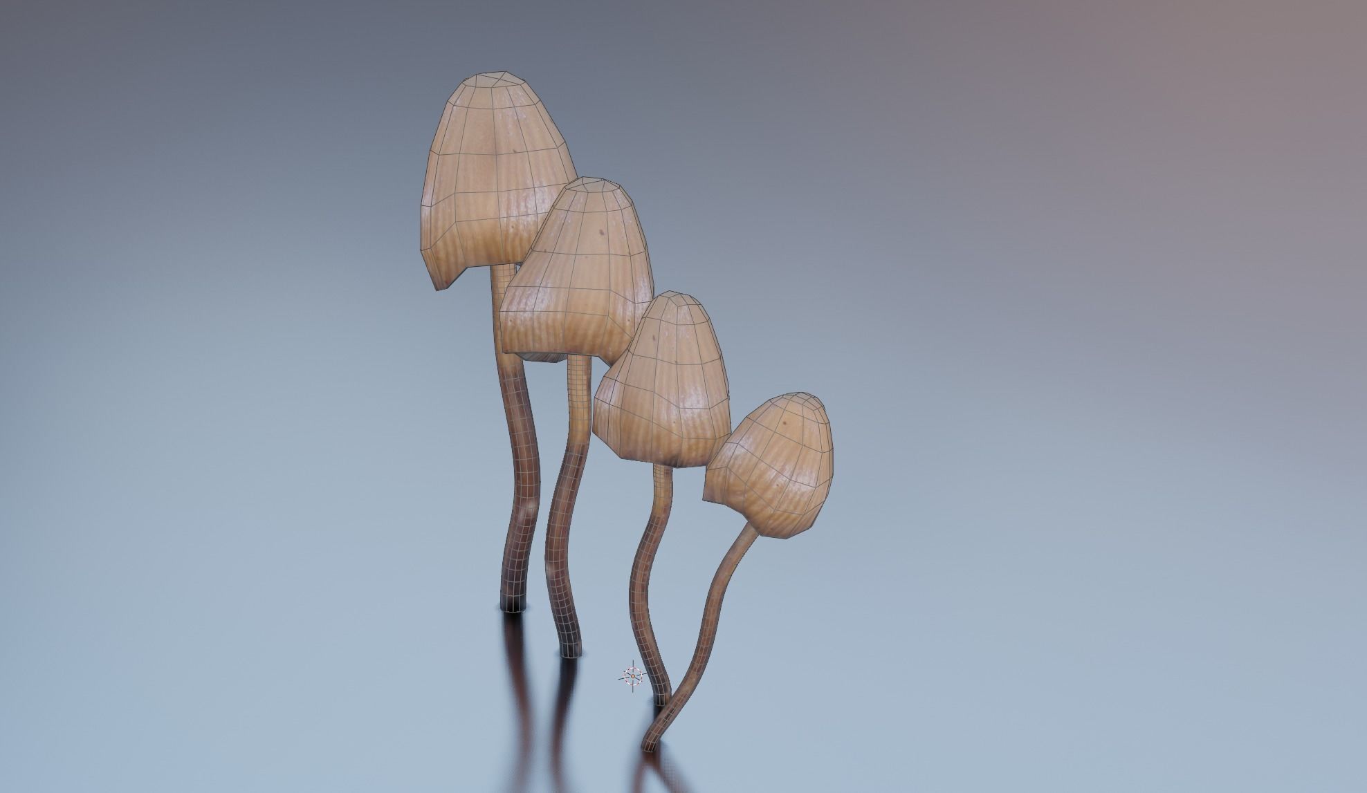 3D model Magic Mushrooms VR / AR / low-poly | CGTrader