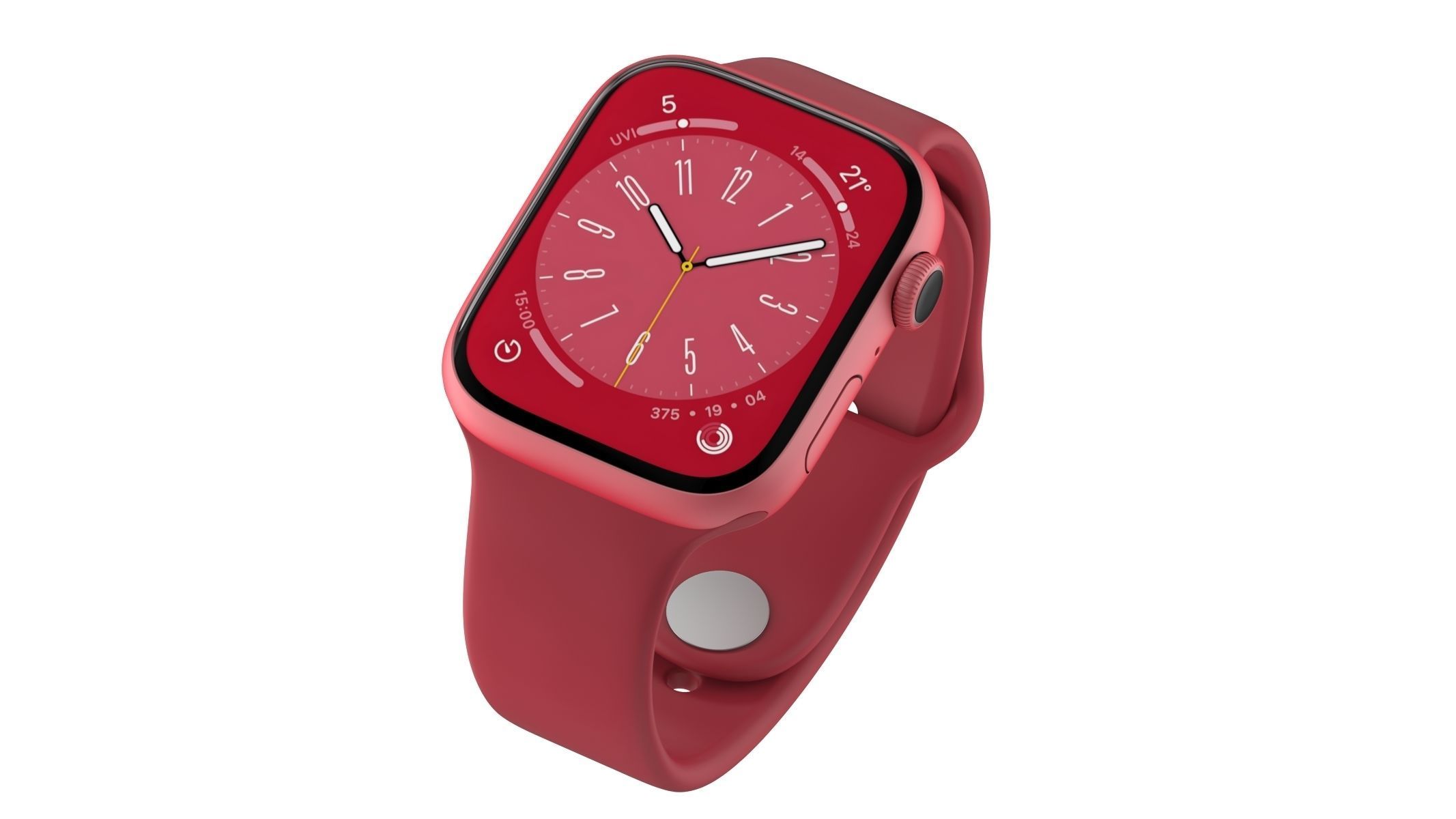 Apple Watch Series 8 Red 3D model | CGTrader