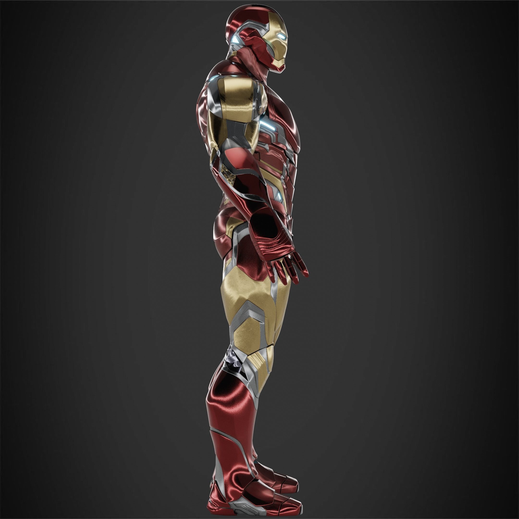 Iron Man Mark 85 Full Armor for Cosplay 3D print model 3D Model ...