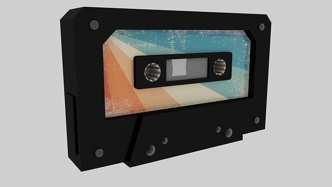 3D model Retro Cassette Tape Model VR / AR / low-poly | CGTrader