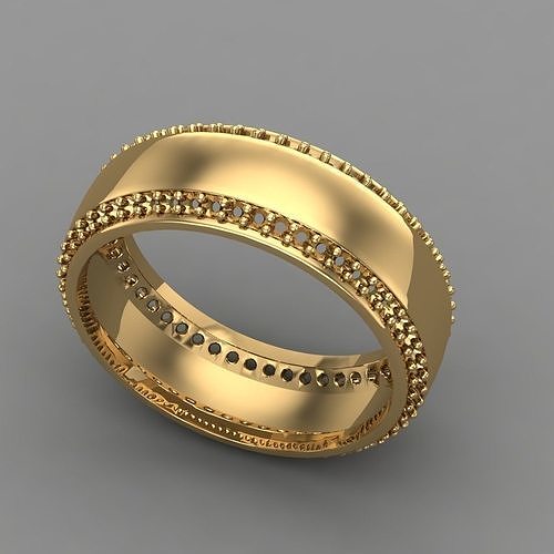 Wedding Engagement Women Ring 3D print model 3D print mode 3D model 3D ...