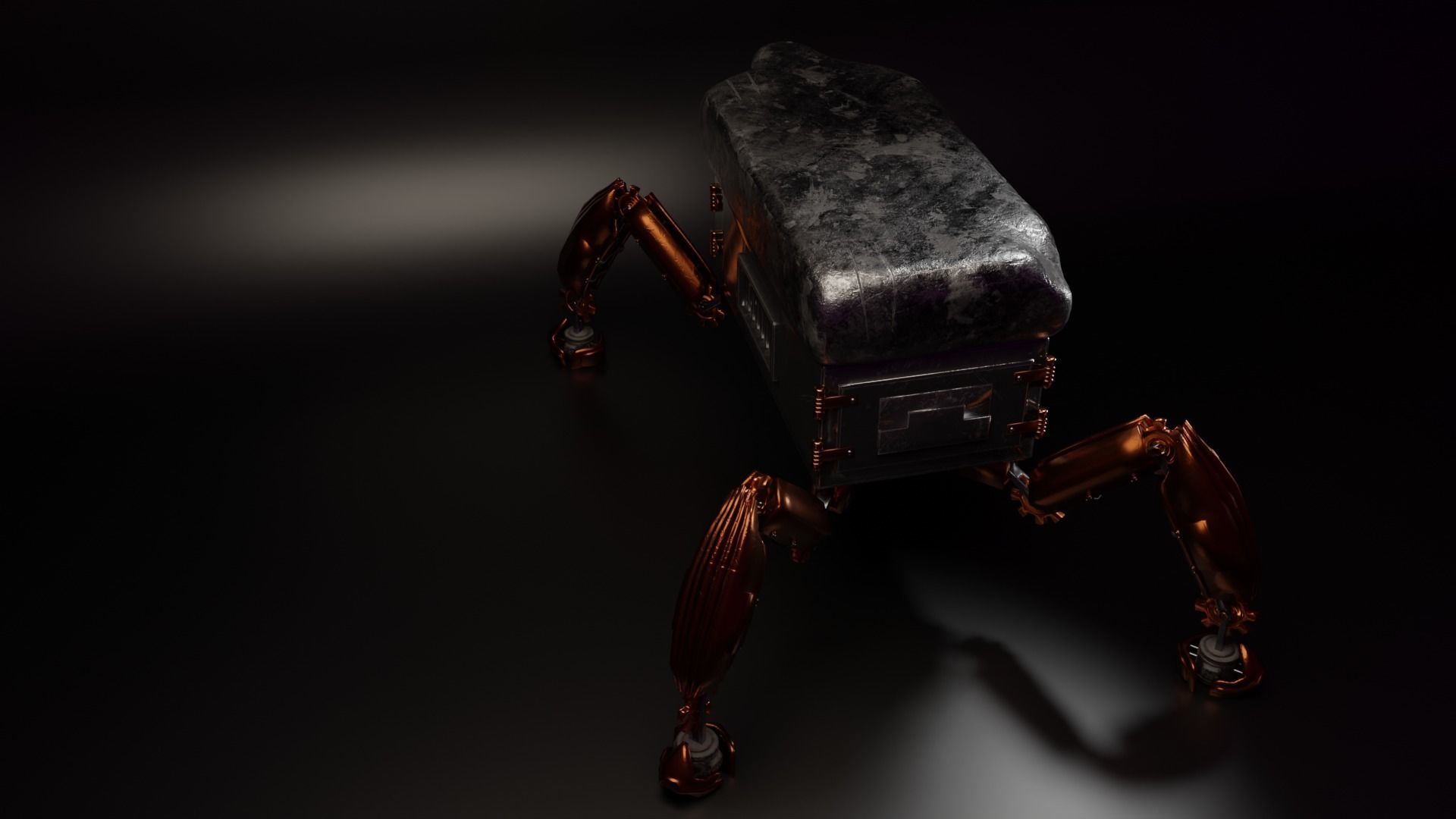 3D model Robot forge Hight and low poly VR / AR / low-poly | CGTrader