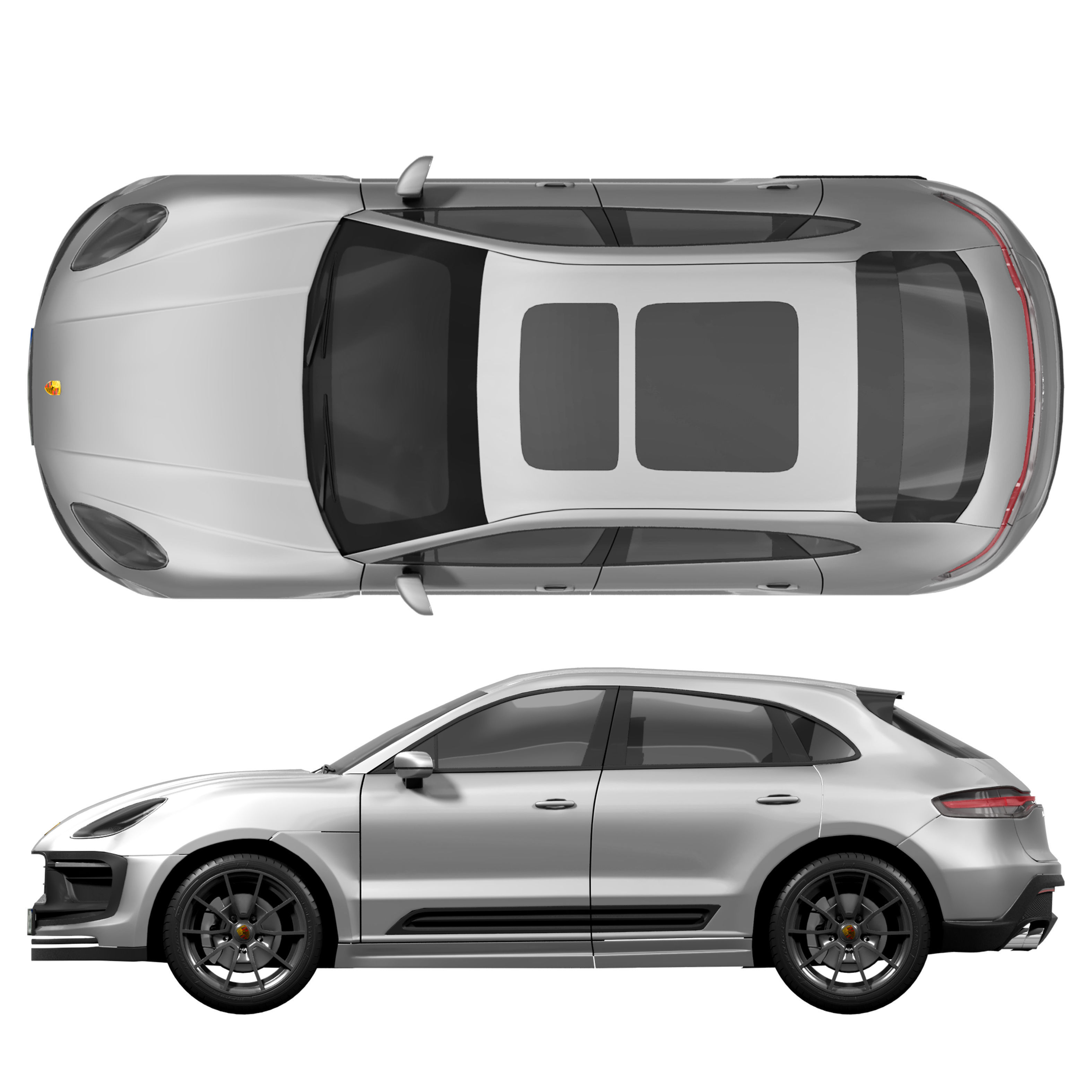 Porsche Macan T 3D model | CGTrader