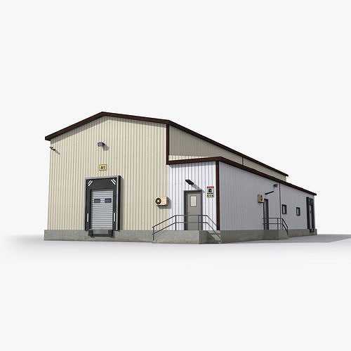 3D model Factory x2 VR / AR / low-poly | CGTrader