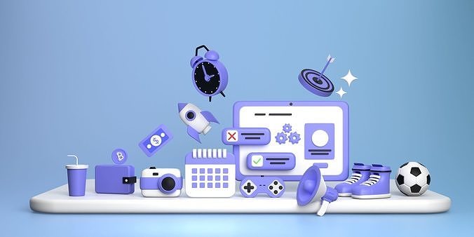 3d icon pack 3D model | CGTrader