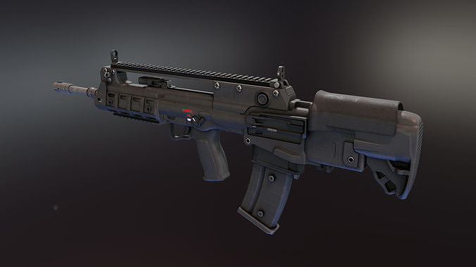 3D model VHS2 Assault Rifle VR / AR / low-poly | CGTrader