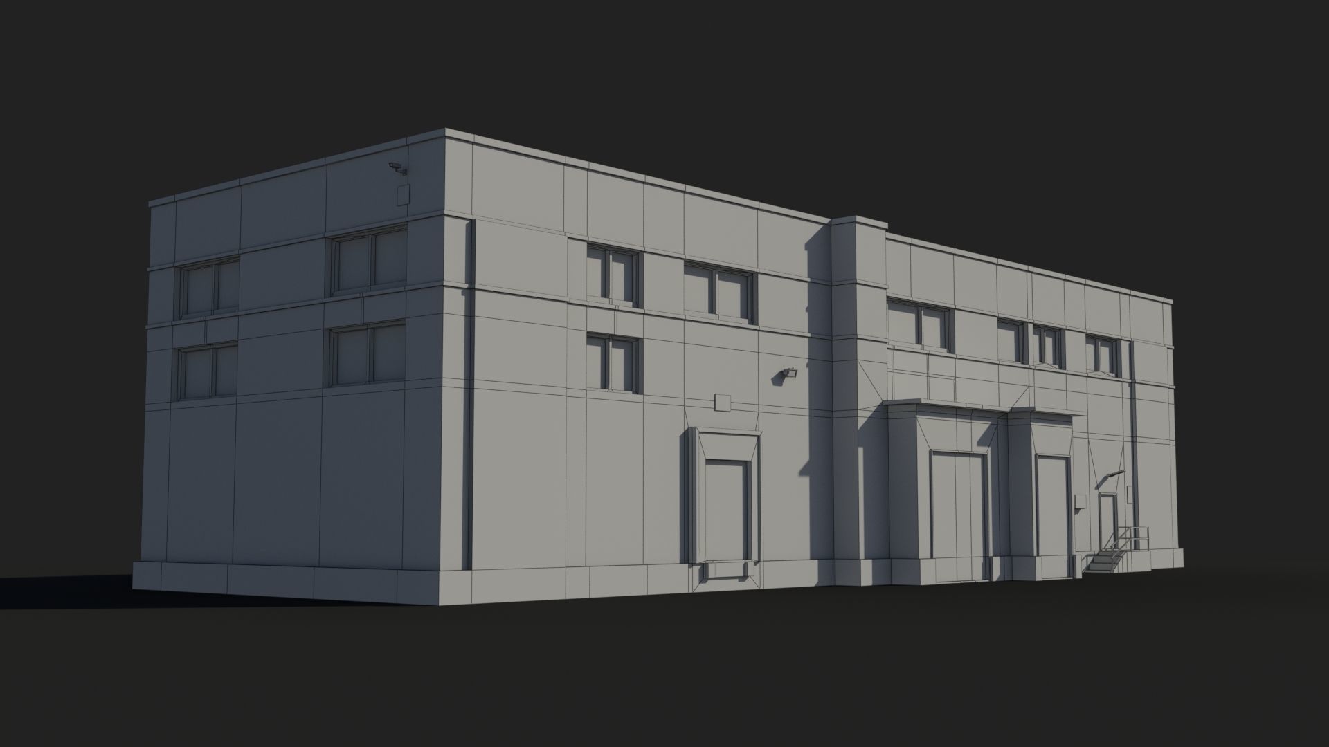 3D model Factory x4 VR / AR / low-poly | CGTrader