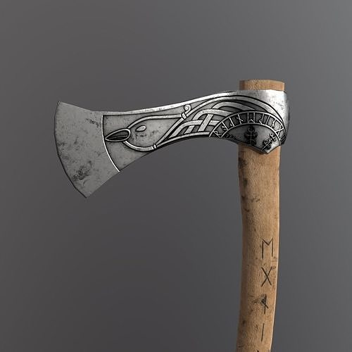 3D model Viking Raven Axe VR / AR / low-poly | CGTrader