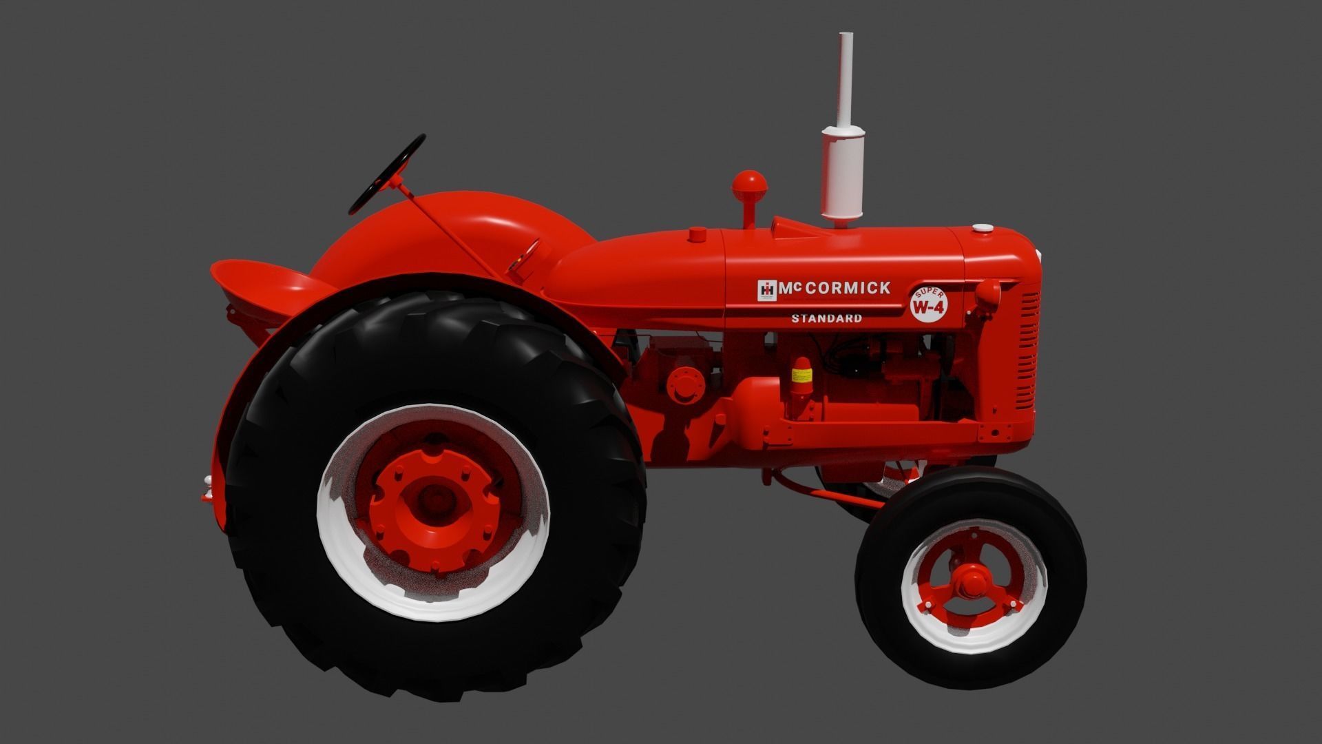McCormick-Deering W4 And Super W4 3D model | CGTrader