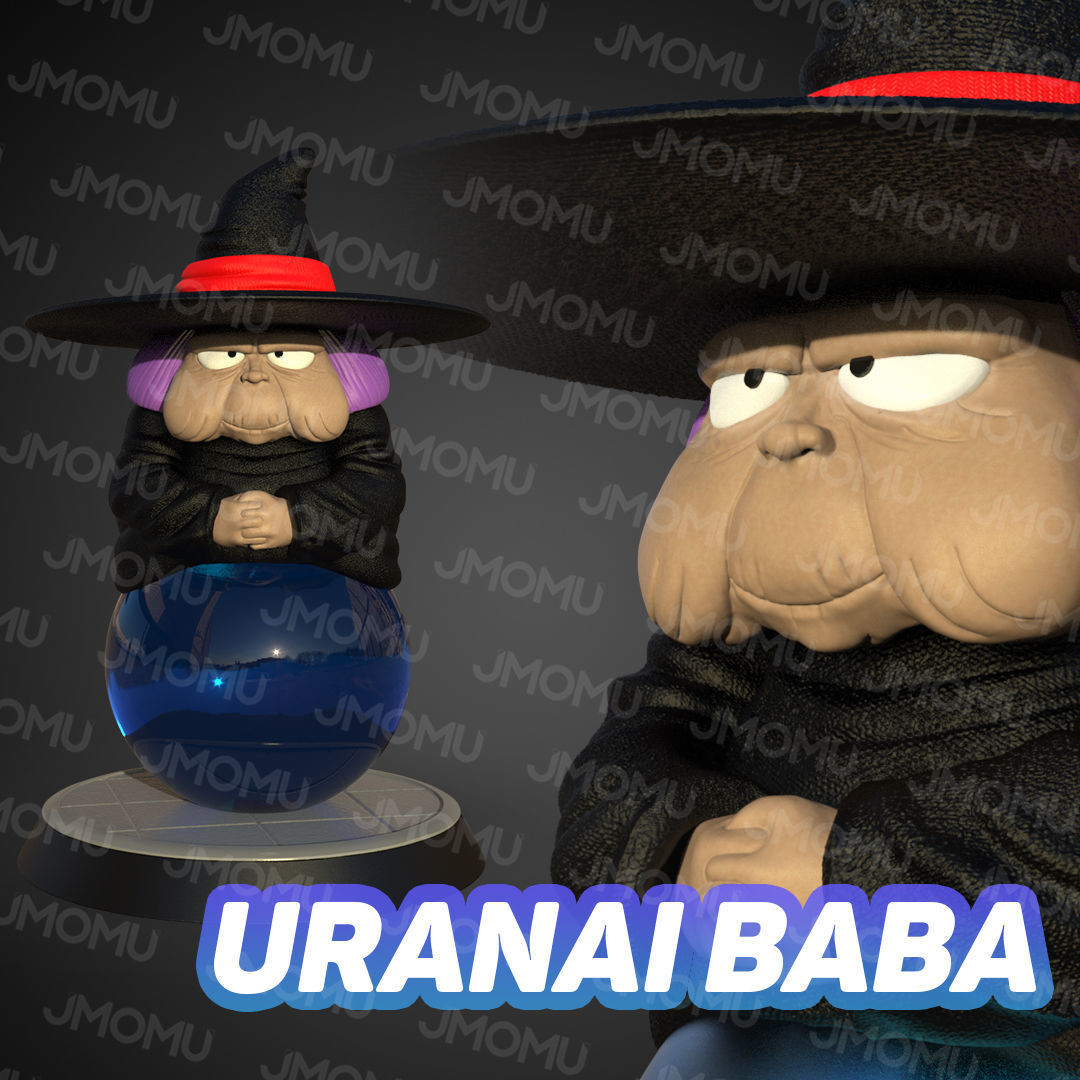 Uranai Baba Figure 3D model 3D printable | CGTrader