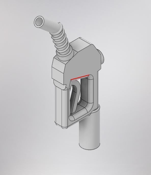 gas station tap 1 35 3D model 3D printable | CGTrader
