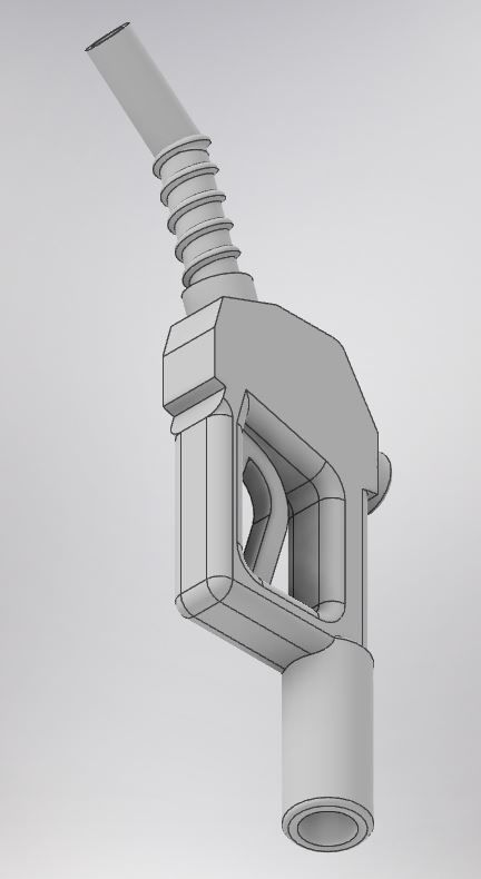gas station tap 1 35 3D model 3D printable | CGTrader