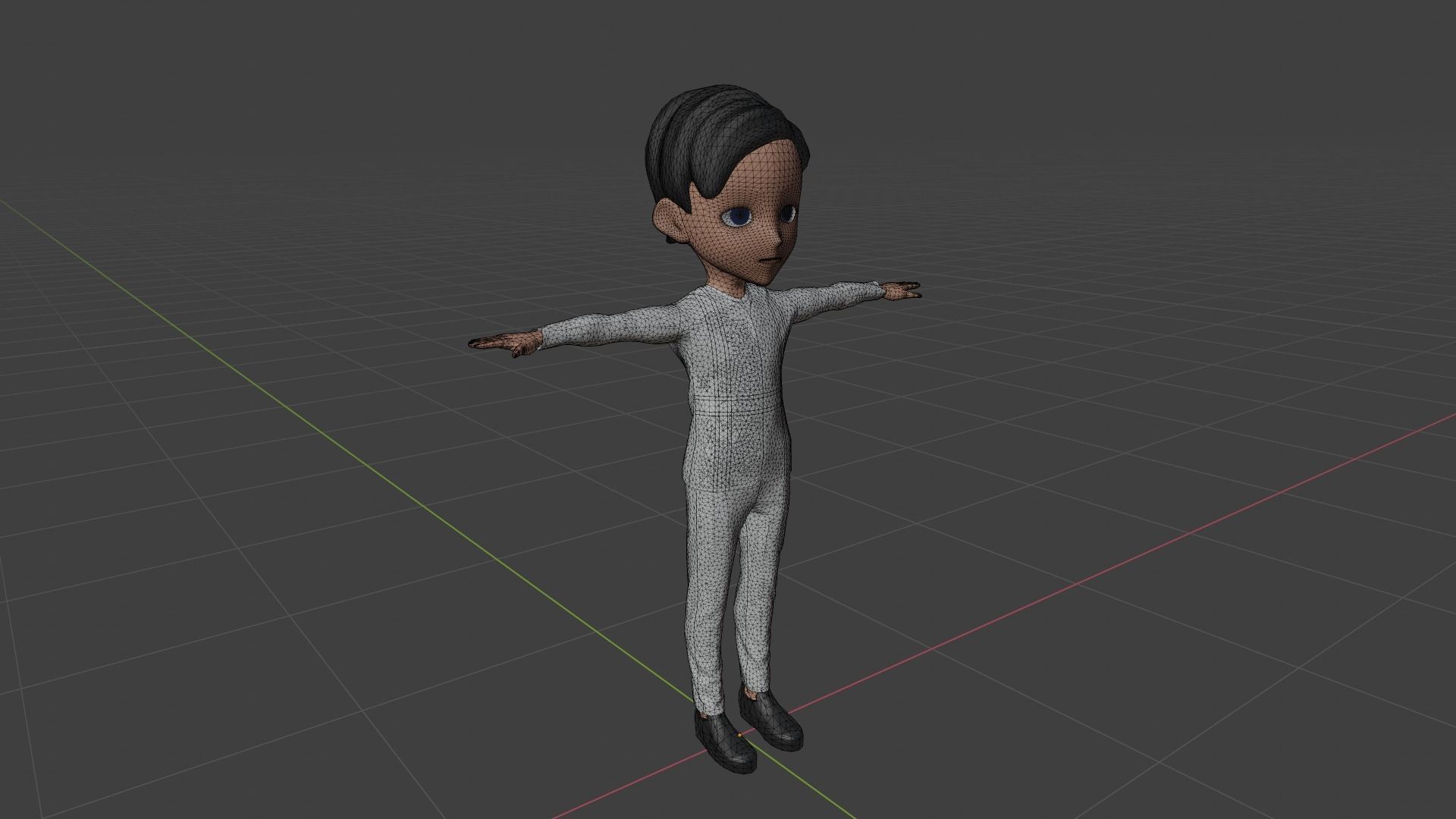 3D model Worker - Cartoon Character Man VR / AR / low-poly | CGTrader