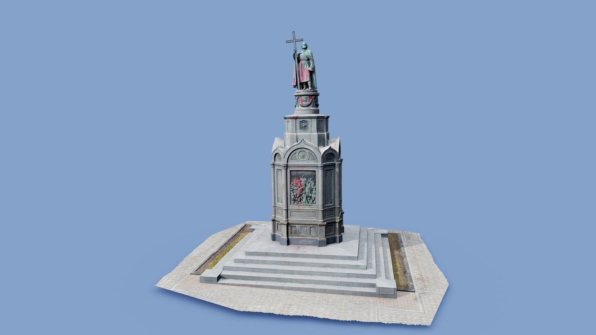 3D model - The Volodymyr Monument - Kyiv Ukraine - usdz gltf obj 3D ...