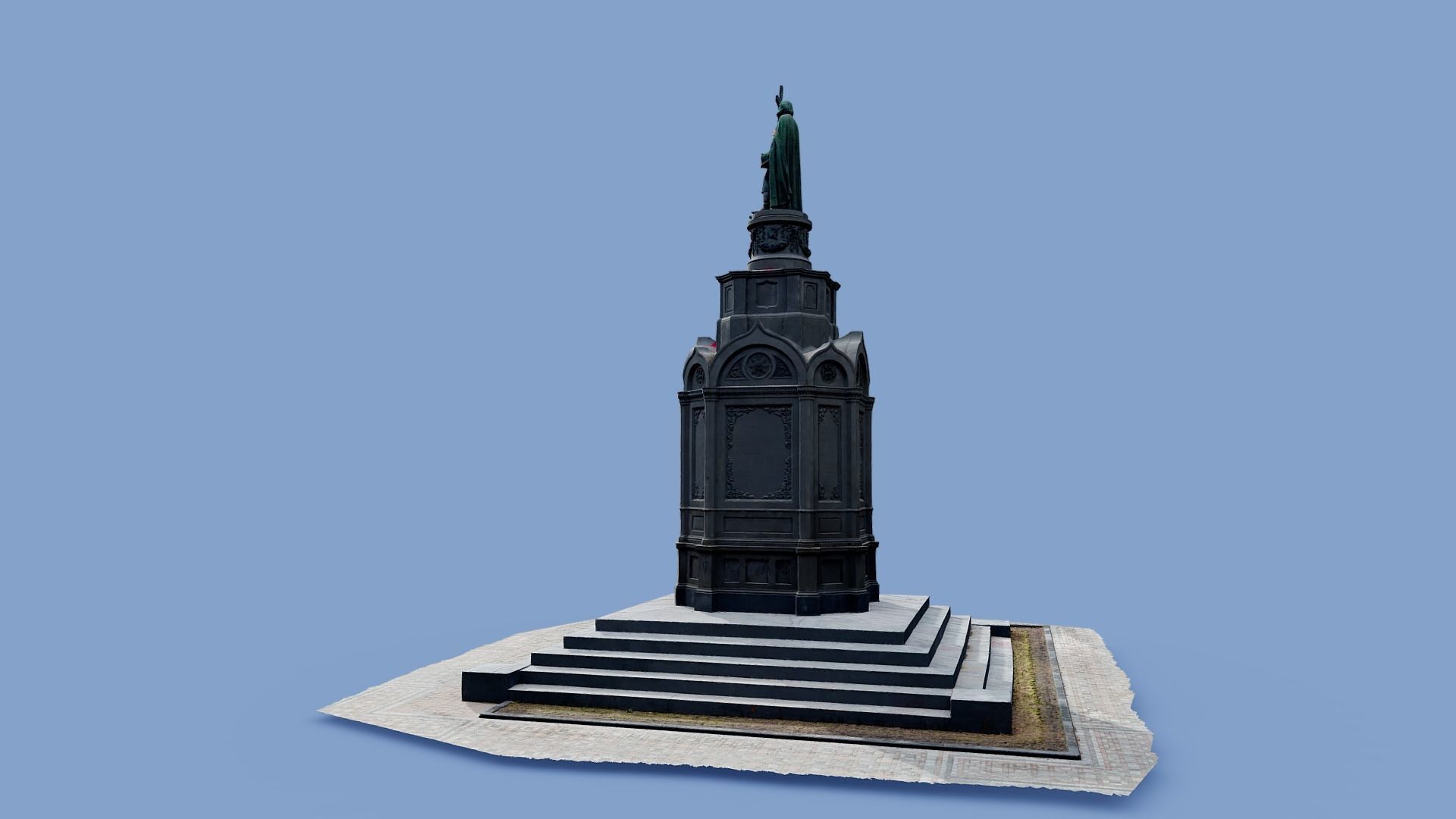 3D model - The Volodymyr Monument - Kyiv Ukraine - usdz gltf obj 3D ...