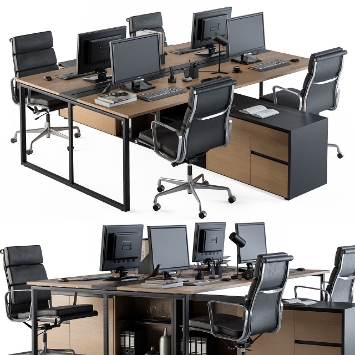 Office Set 02 3D model | CGTrader