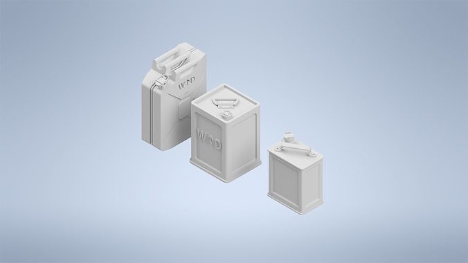 british canister set WW2 1 35 3D model 3D printable | CGTrader
