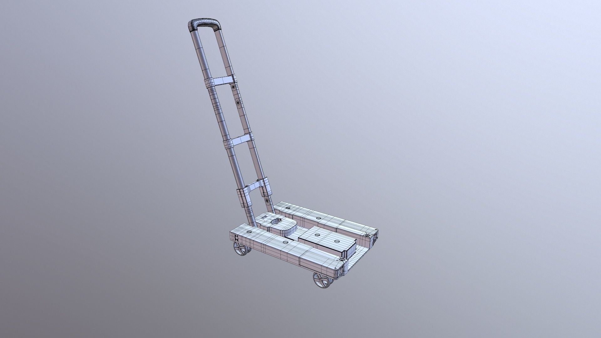 Folding Cart Dolly 3D model | CGTrader