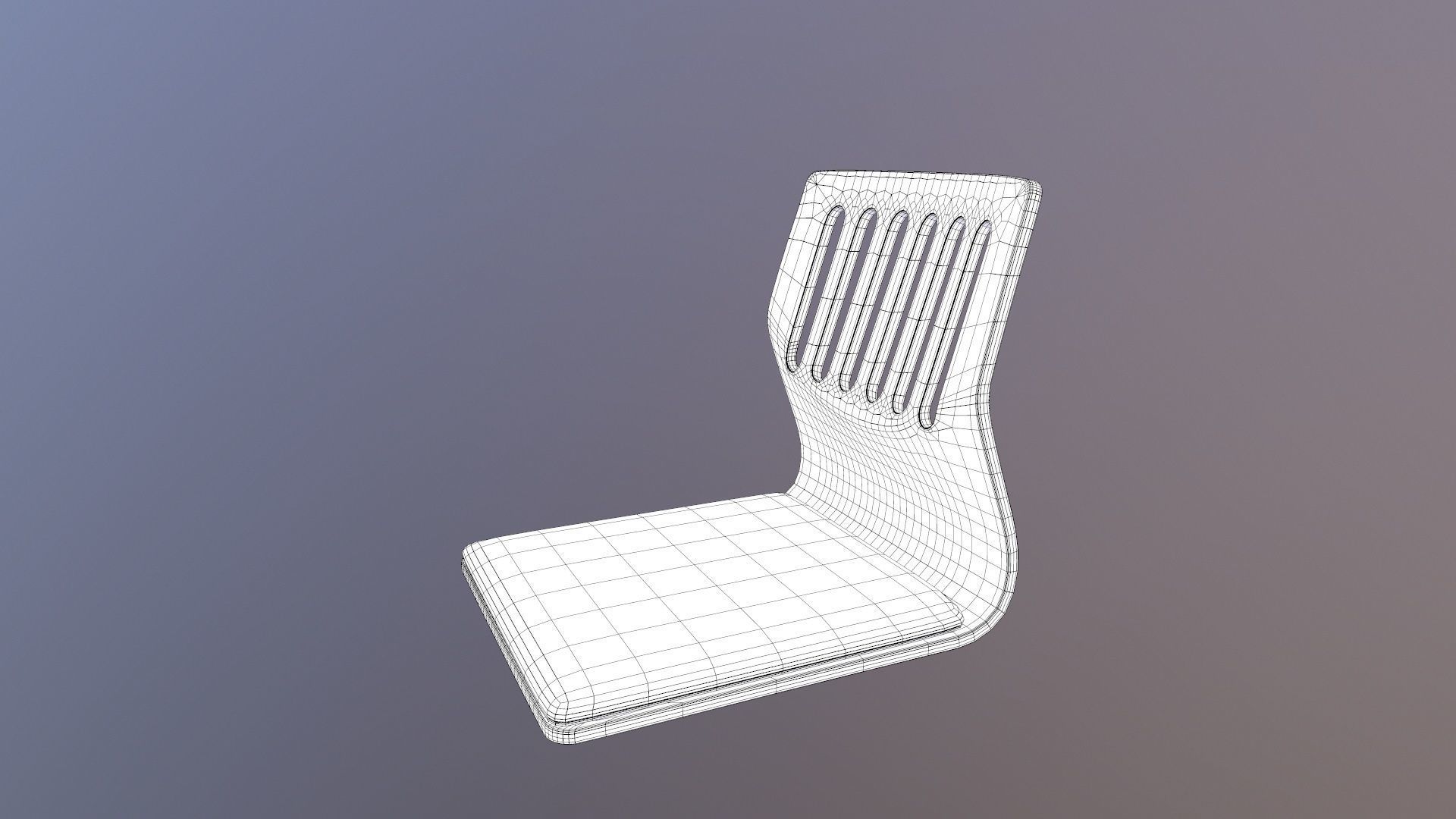 Japanese Seat Chair 3D model | CGTrader