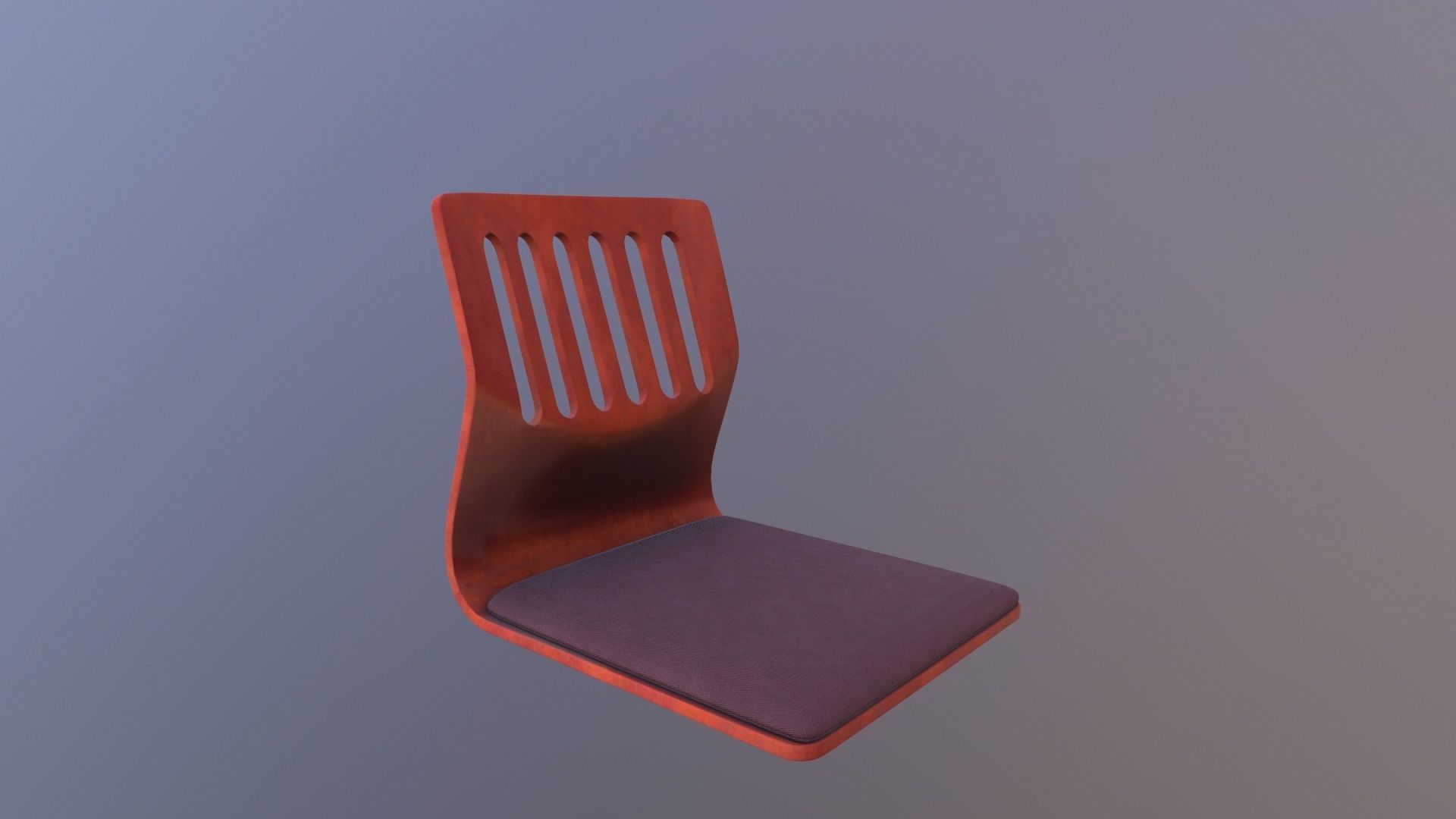 Japanese Seat Chair 3D model | CGTrader