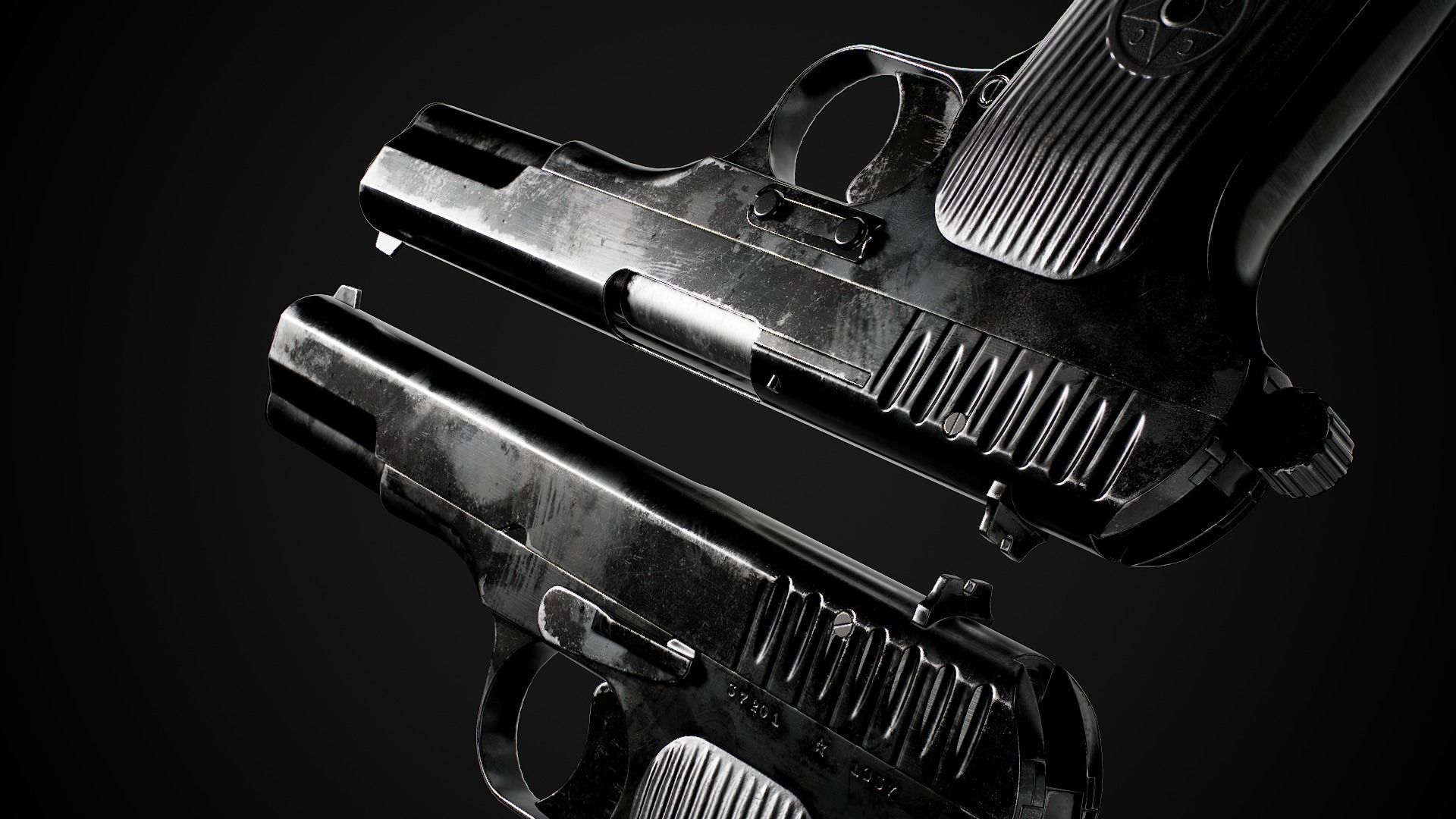 3D model Tokarev TT-33 Pistol VR / AR / low-poly | CGTrader