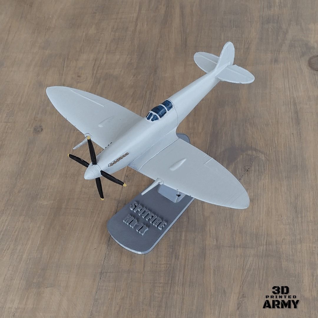 Supermarine Spitfire Mk IX - STL files for 3D printing 3D model 3D ...
