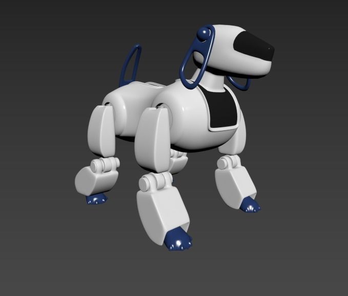 robot dog 3D model | CGTrader