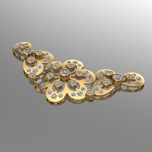 Diamond Pandent 3D print model 3D model 3D printable | CGTrader