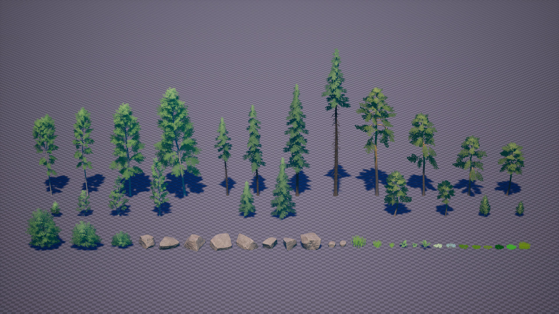 Stylized Environment - Forest Package 2 3D model | CGTrader