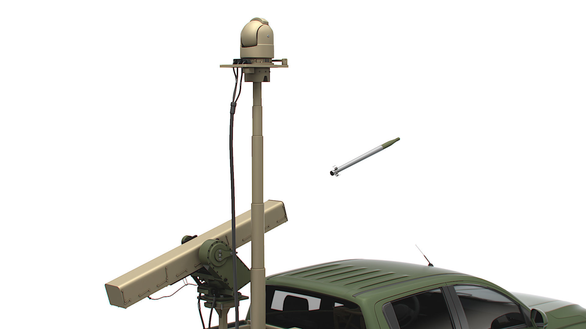 Mitsubishi L200 Vampire C-UAS 2023 3D model | CGTrader