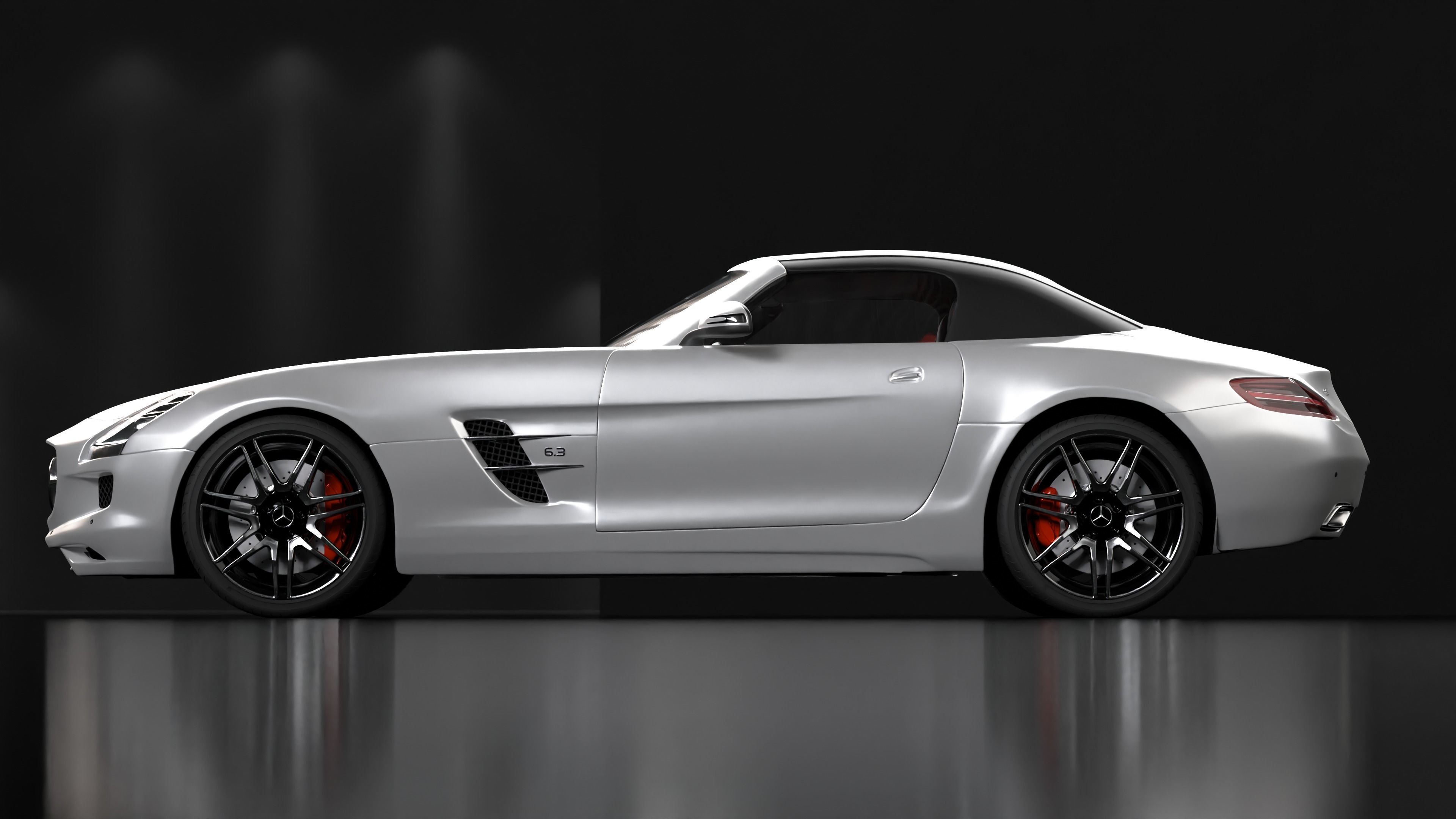 Mercedes Benz sls roadster AMG 3D model | CGTrader