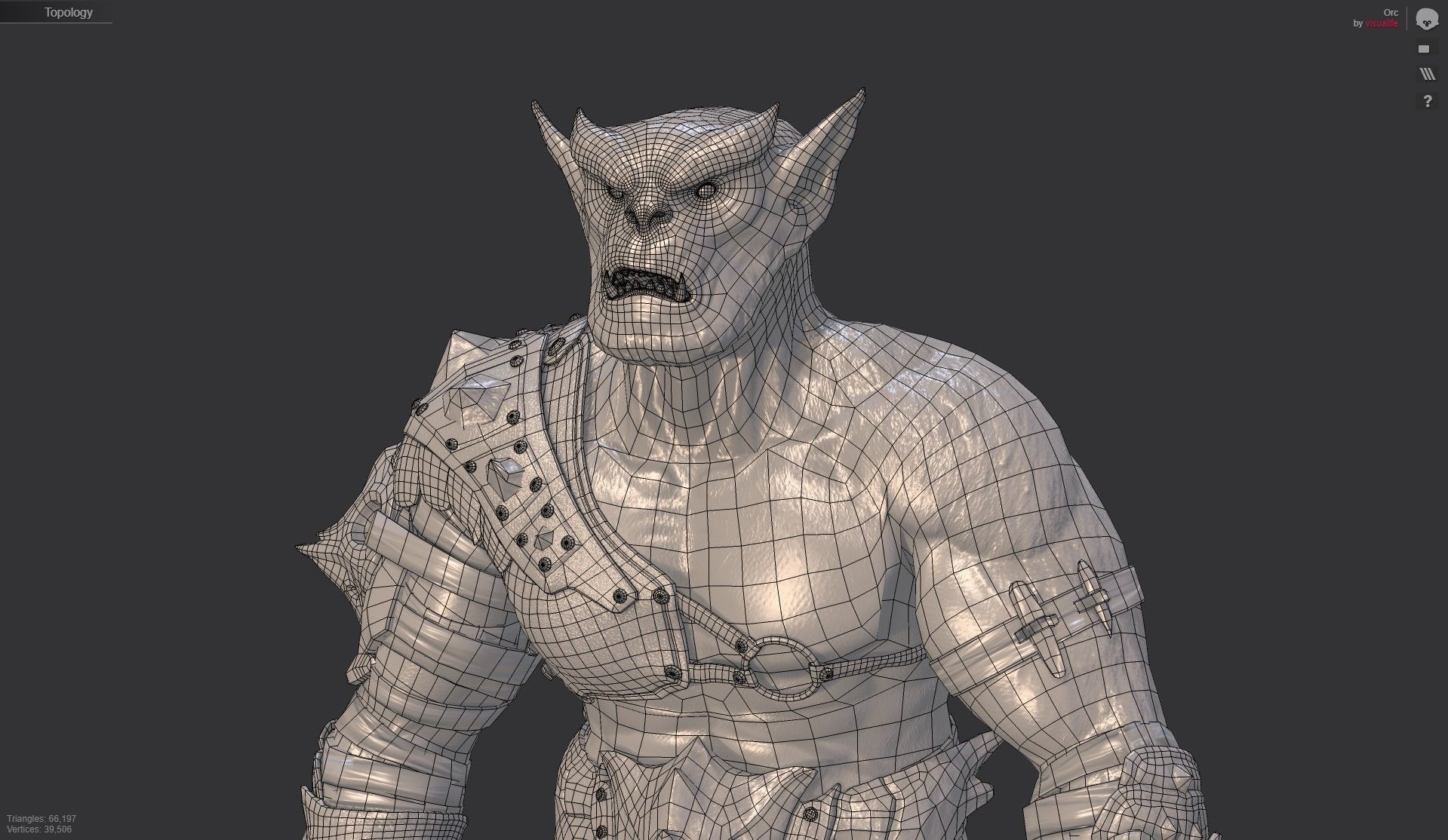 3D model Orc Low-poly VR / AR / low-poly | CGTrader