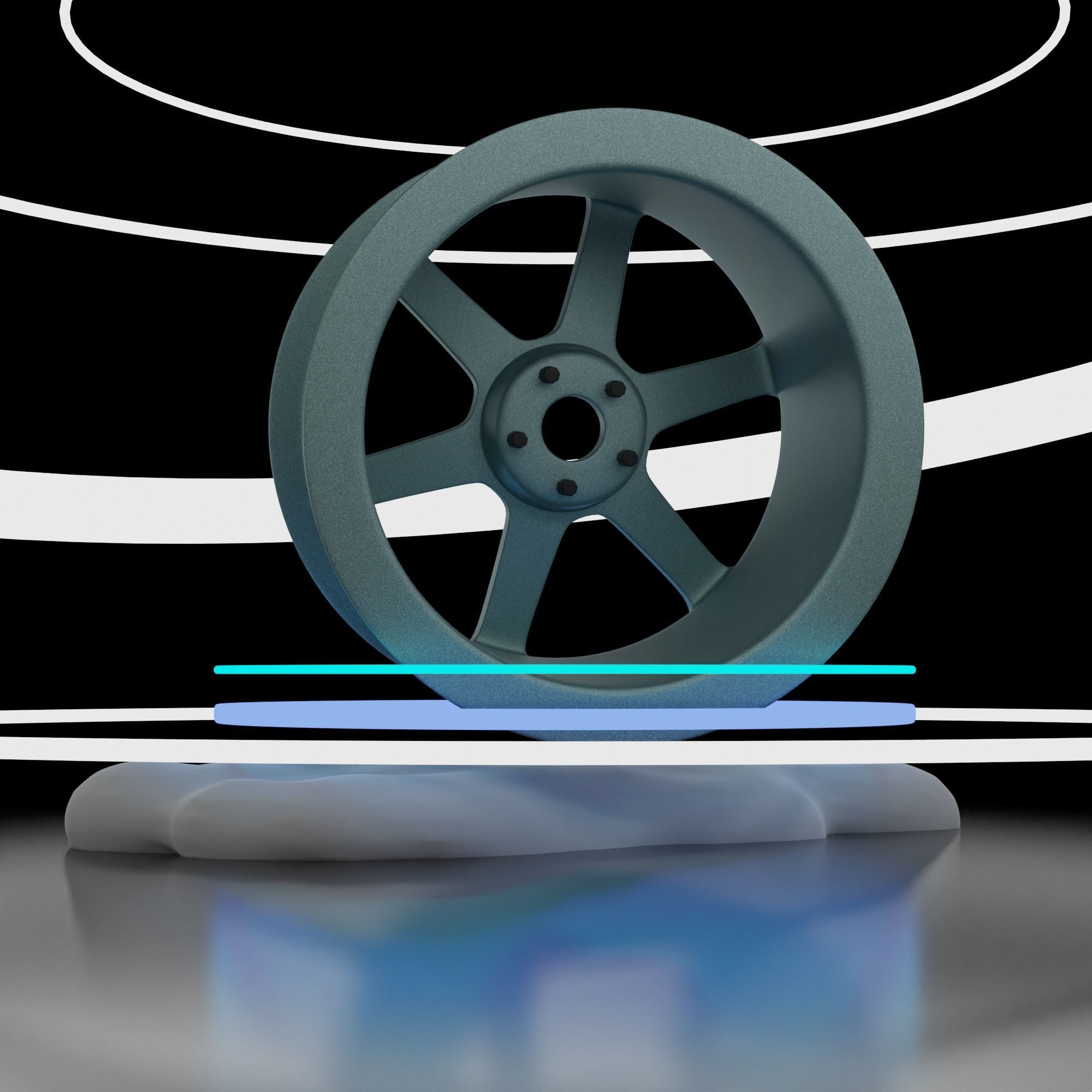 Rays Volk Racing wheel 3D model | CGTrader