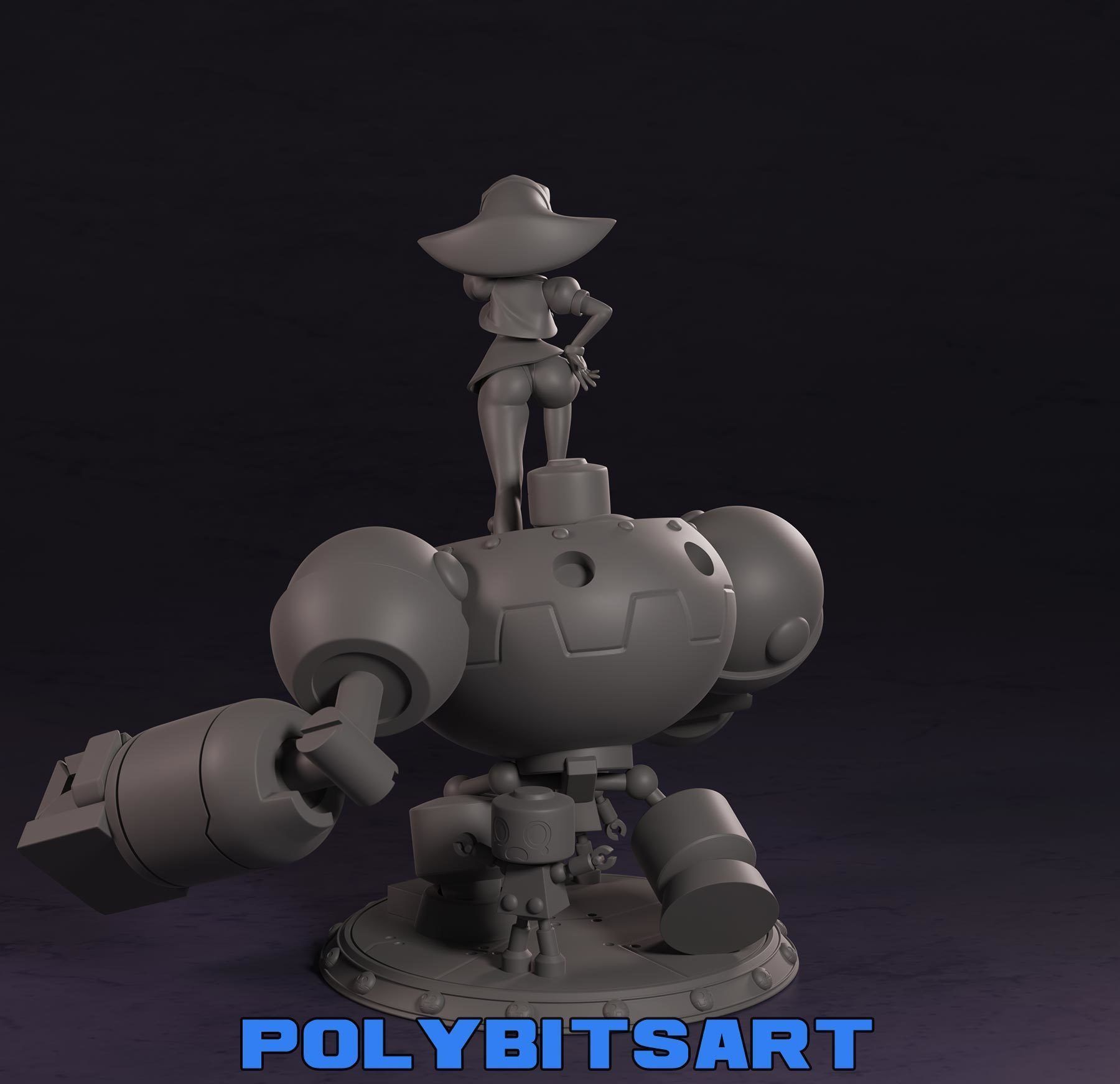 Mega Man Legends Tron Bonne 3D model 3D printable | CGTrader