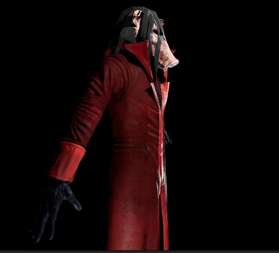 3D model Saw Pighead Robed Model VR / AR / low-poly | CGTrader