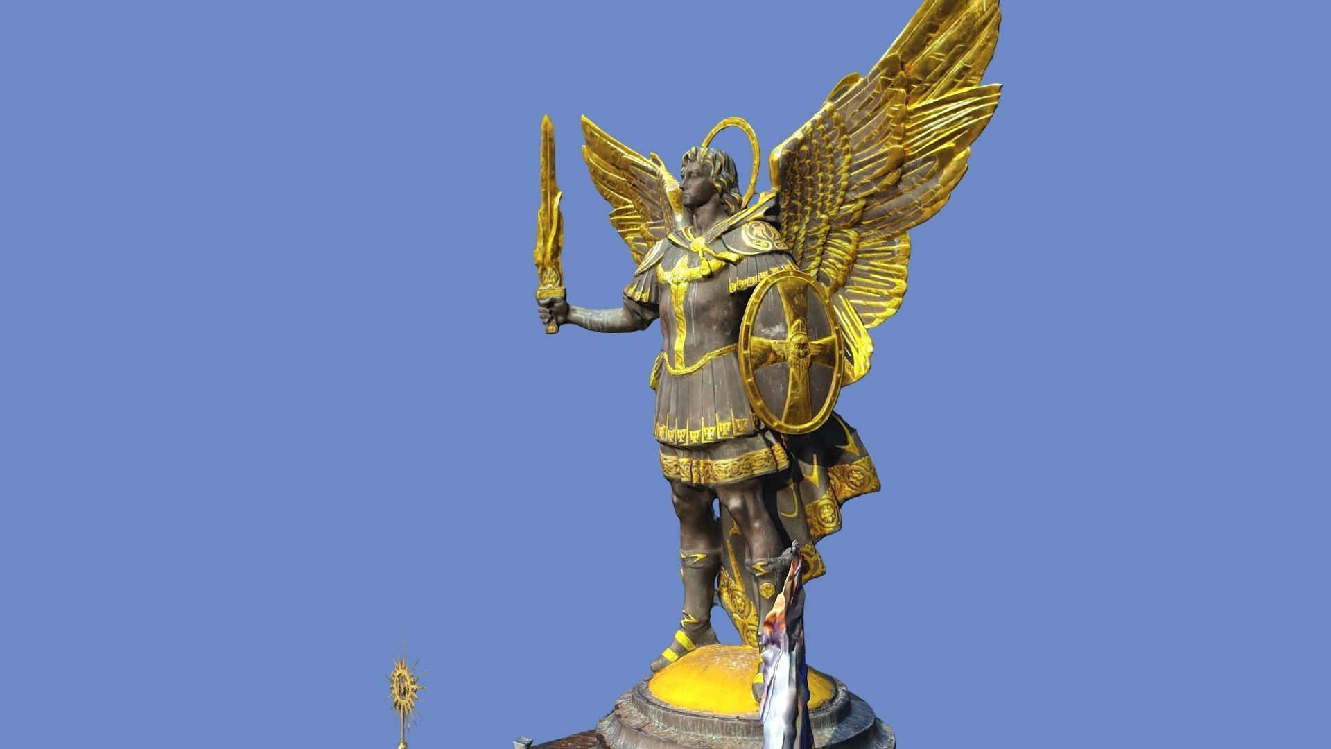 3D model - Michael Archangel - Kyiv Ukraine - usdz gltf obj 3D model ...